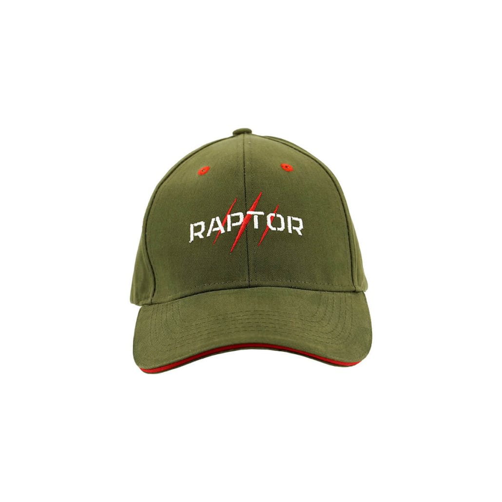 Voor karpervissers de Raptor Baseball Cap Olijfgroen - Raptor