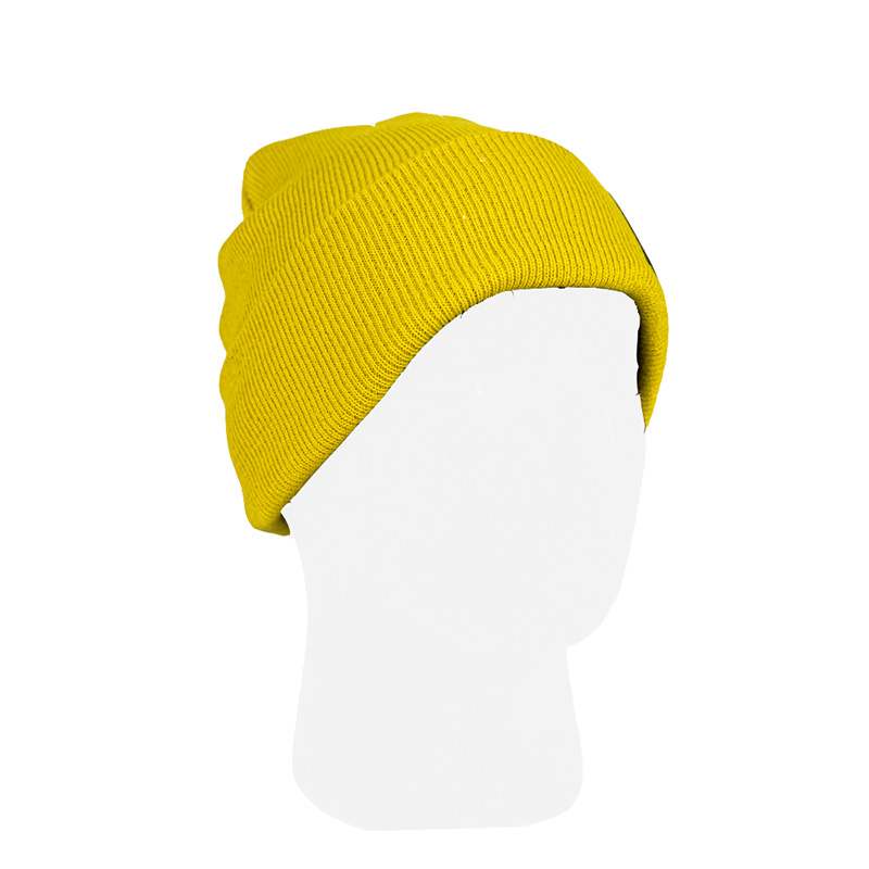 Voor karpervissers de Raptor Beanie - Oker geel - Raptor